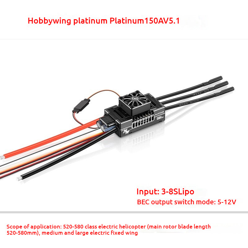 Hobbywing Platinum Pro 150A V5.1 Brushless ESC 3-8S Lipo for electric – LittoHot