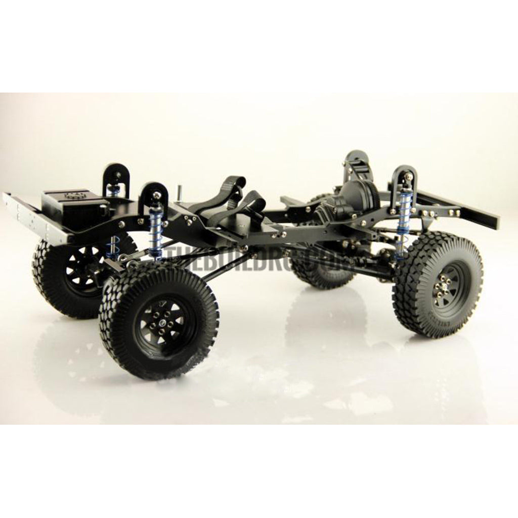 D90 V2 1/10 Scale Defender Chassis Fully CNC Metal Electric 4X4 RC Tru ...