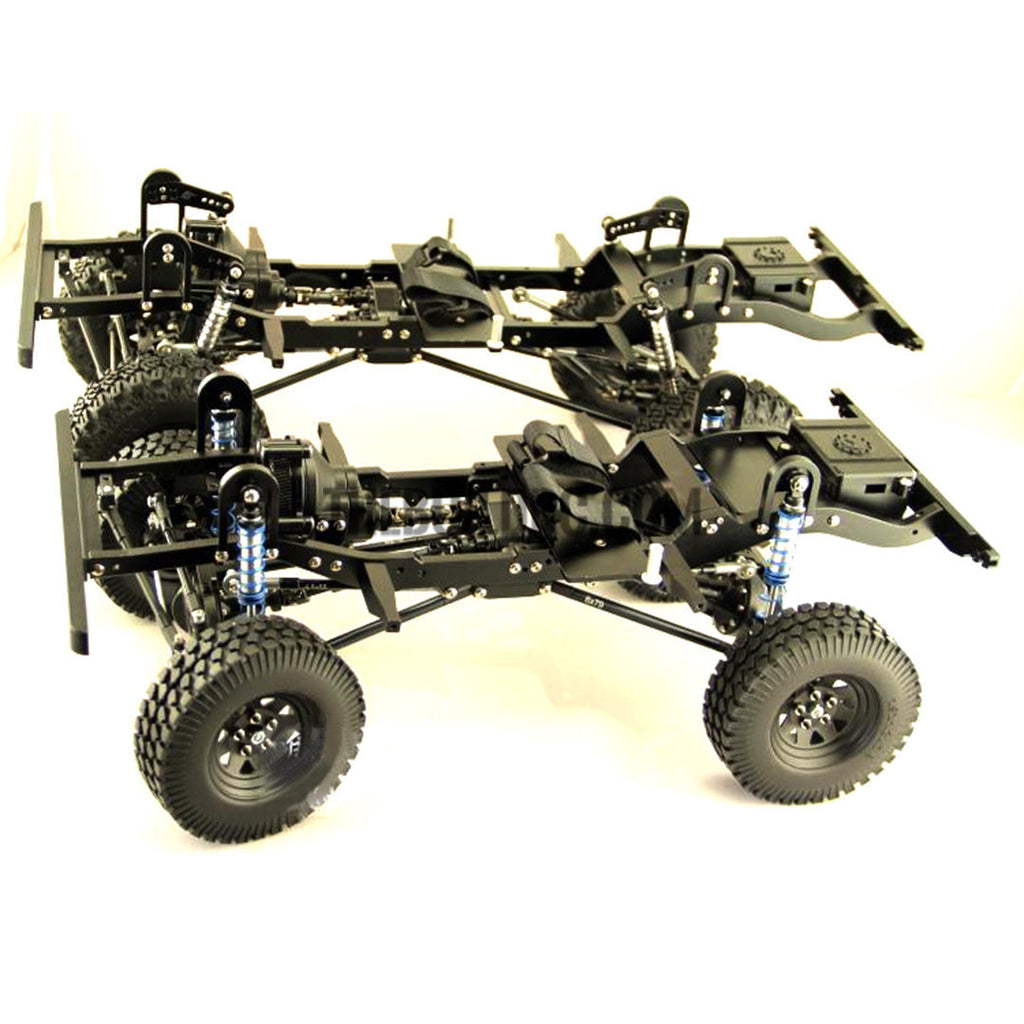 D90 V2 1/10 Scale Defender Chassis Fully CNC Metal Electric 4X4 RC Tru ...