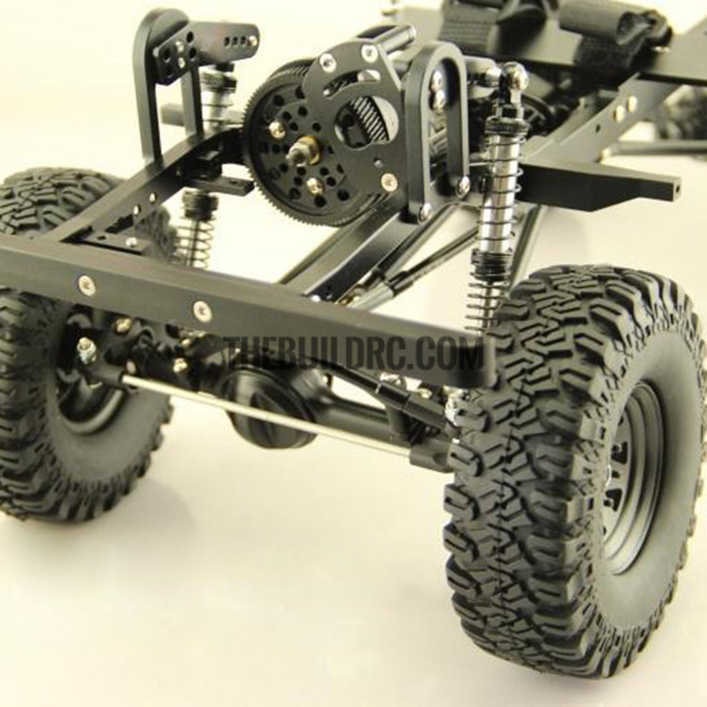 D90 V2 1/10 Scale Defender Chassis Fully CNC Metal Electric 4X4 RC Tru ...