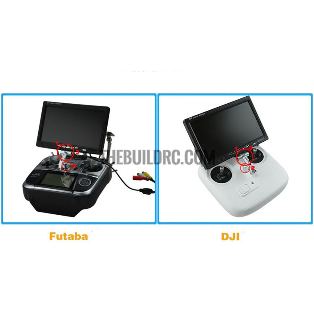 CNC FPV Monitor Stand made for Futaba 10mm thickness – LittoHot
