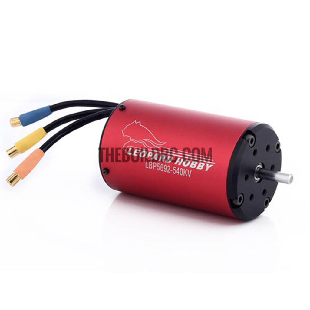 LEOPARD 5692/540KV 4-Poles Inrunner Brushless Motor Red for 1/5 Cars L ...