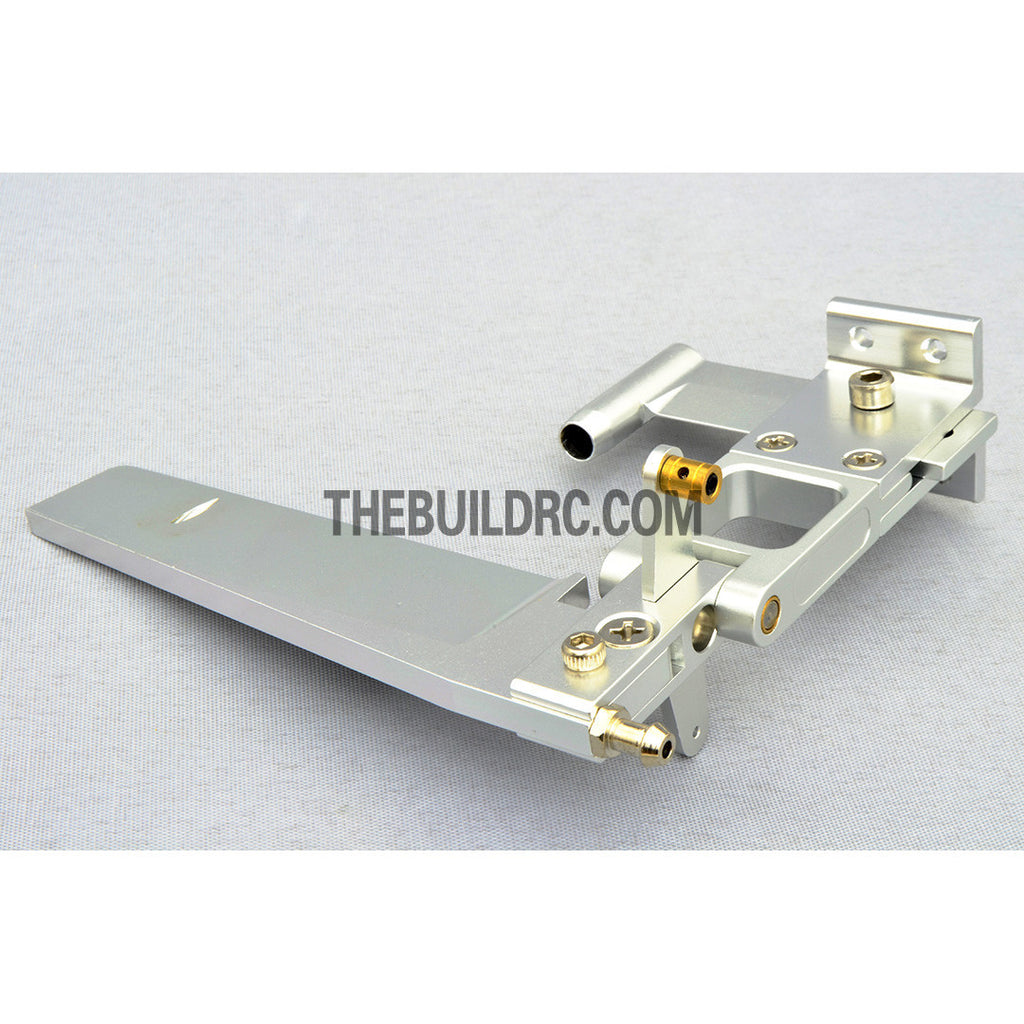 72*115mm CNC Aluminum RC Boat Helm Rudder (Single Water Entrance) with ...