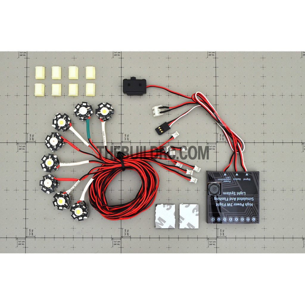 GT Power High power 3W Flight Simulated And Flashing Light System ...
