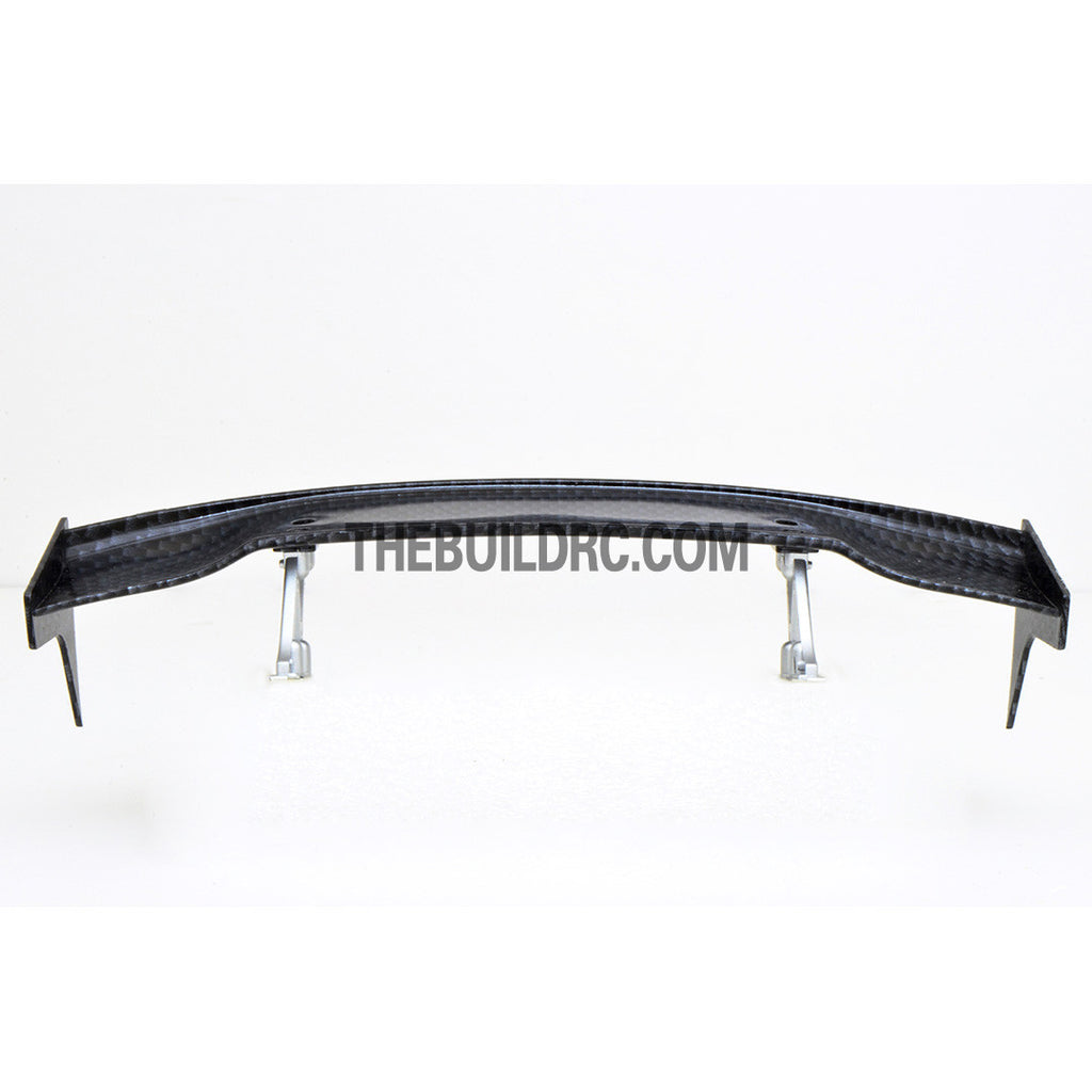 1/10 RC Racing Car 180x28mm Carbon Fiber Pattern GT Wing Rear Spoiler ...