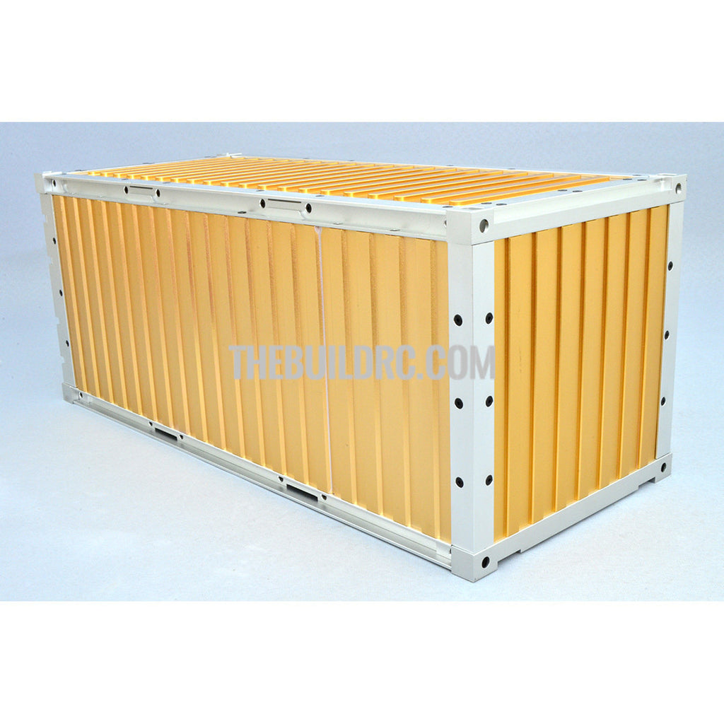 20ft CNC Alloy Container for 1/14 RC R/c Tamiya Freightliner Cascadia ...