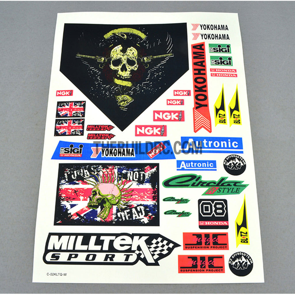 Yokohama x Honda x MILLTEK Sport AQ Dispersible Thin Film Color Decal ...